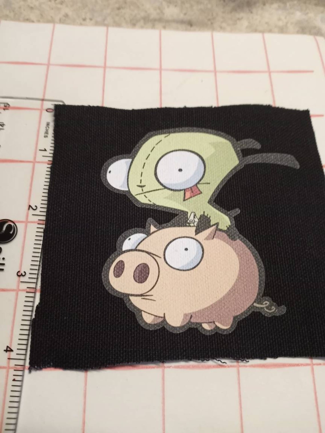 Invader Zim Gir Patch - Etsy