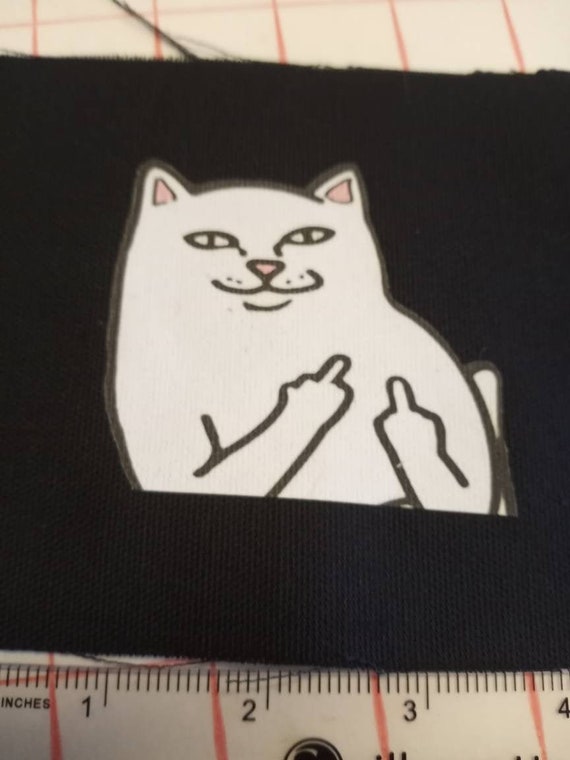 Rip N Dip Cat Patch | Etsy