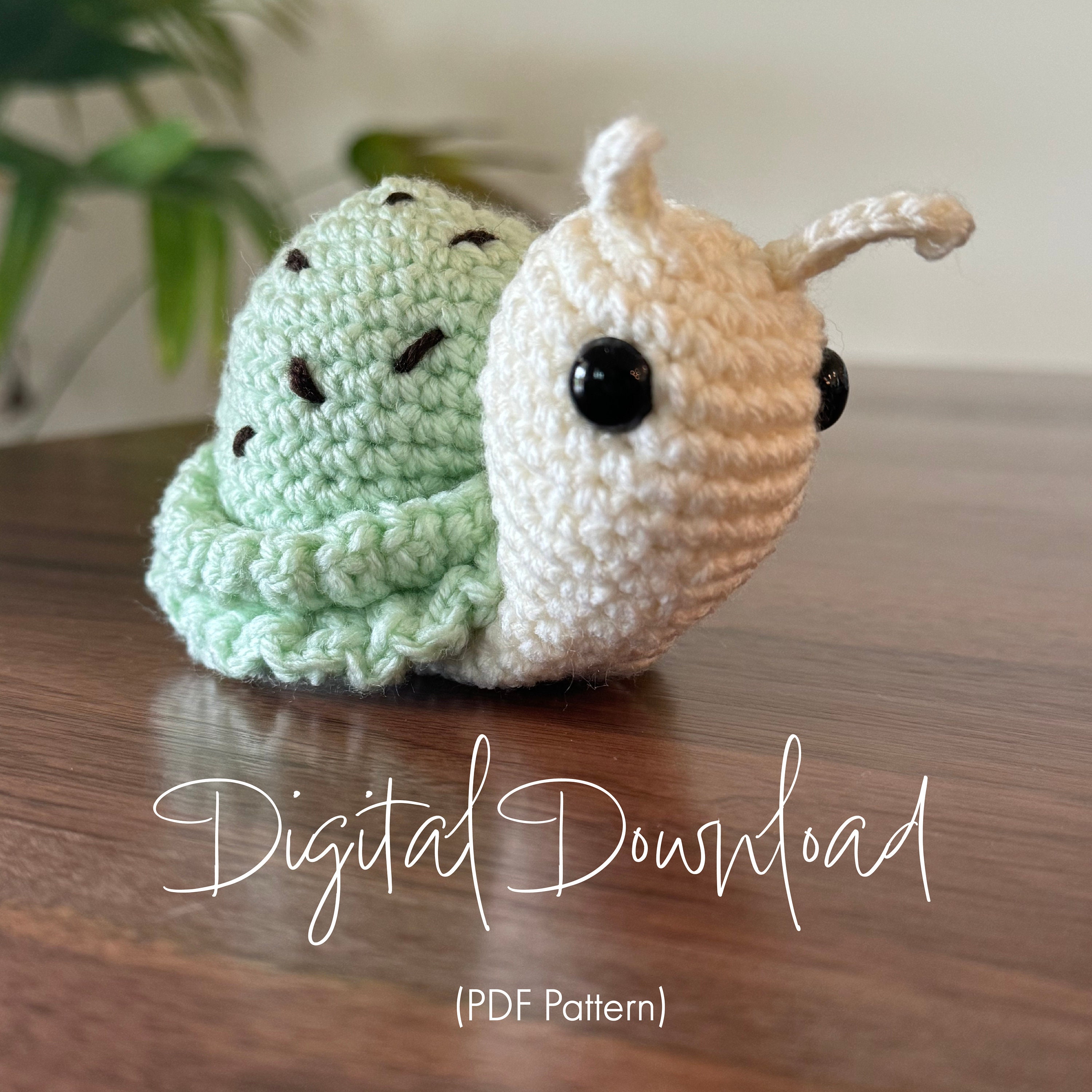 Ice Cream Snail Crochet Pattern (DIGITAL DOWNLOAD) - Etsy