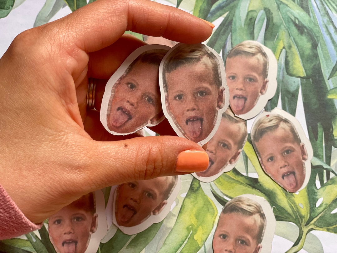 Personalized Face Confetti Table Scatter Photo Confetti Funny Confetti ...