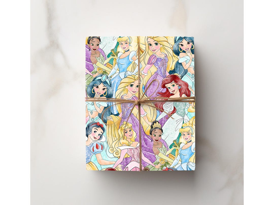 Princess Gift Wrapping Paper Birthday Gift Idea Special Occasion ...