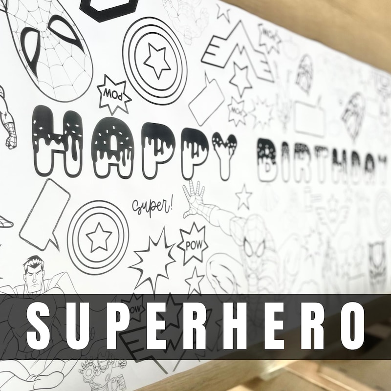 Super Hero Theme - Etsy