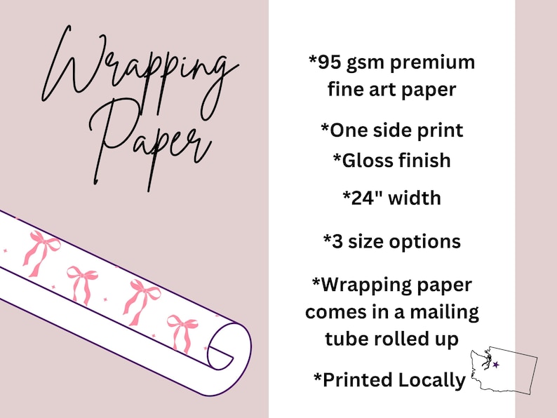 Cottage Core Wrapping Paper Whimsical Fruit Pattern Bird Tree Vine ...