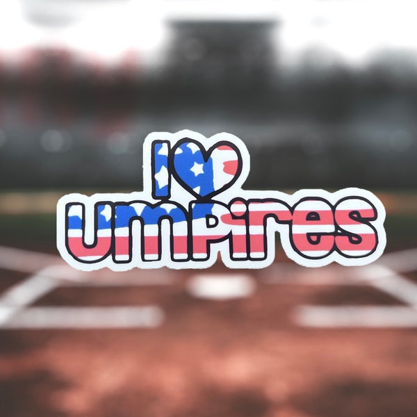 I Love Umpires Patch - Etsy