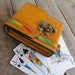 Yellow Deck Box for Playing Cards, Leather Case, Leather Playing Card ...