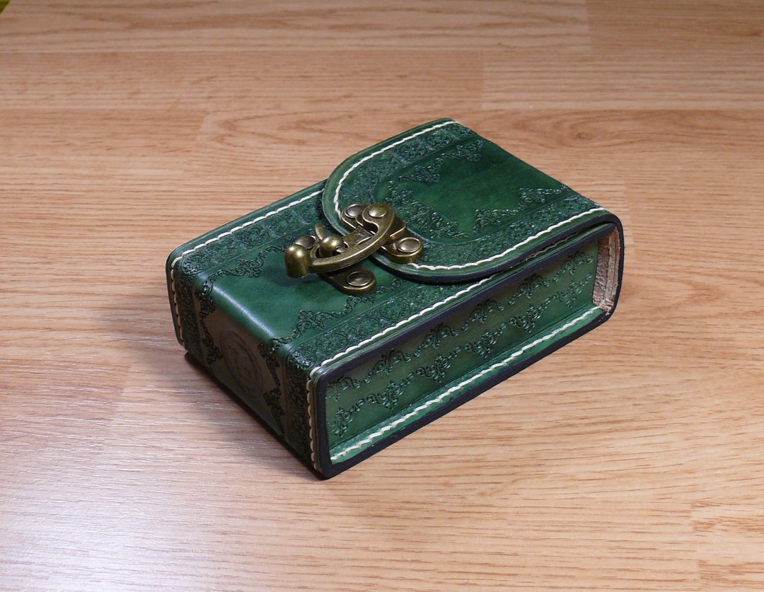 Tarot Deck Box ,green ,tarot Leather ,deck Box ,tarot Bag ,tarot ...