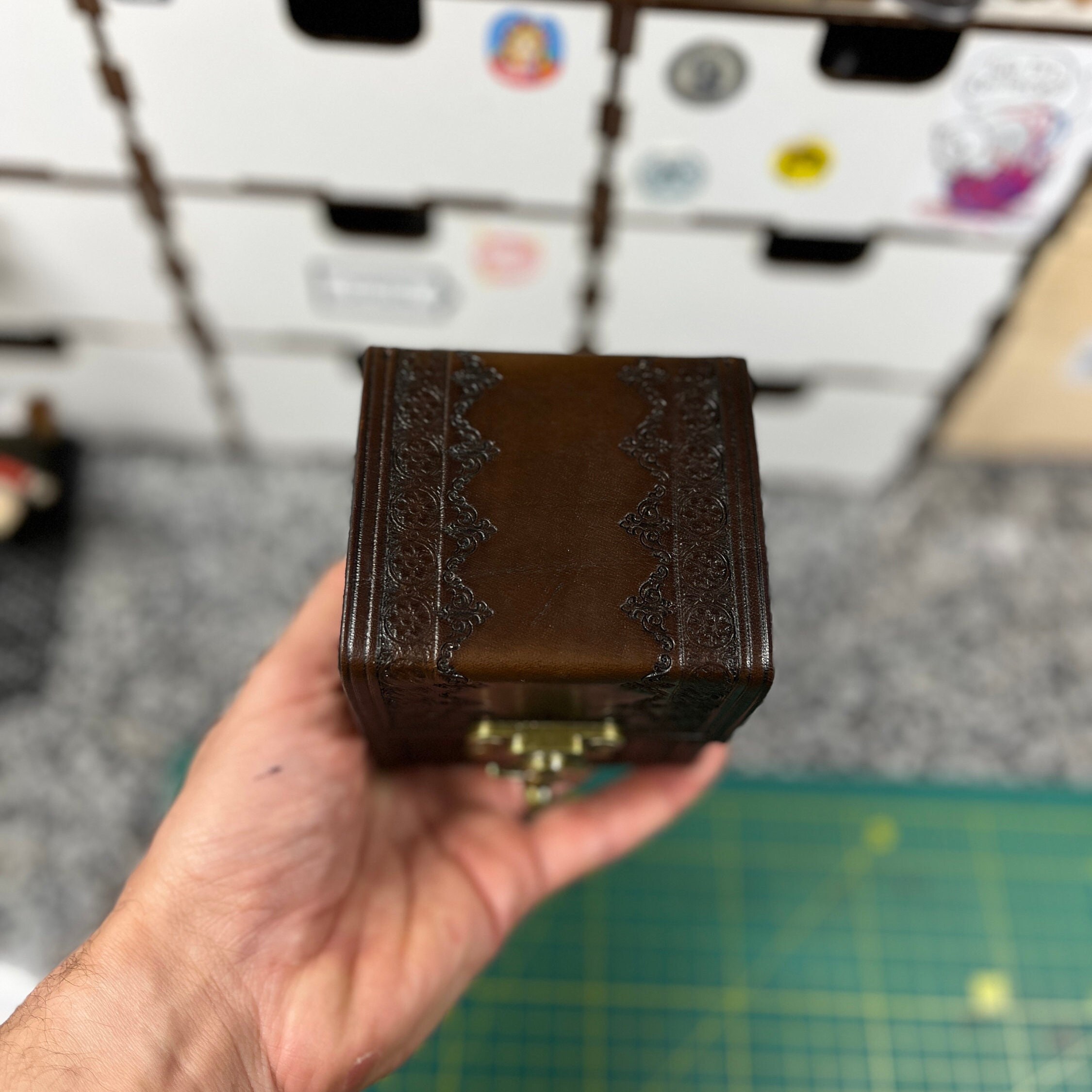 Leather MTG Deck Box: MTG Card Case, for 100 Sleeved Cards ,handmade - Etsy