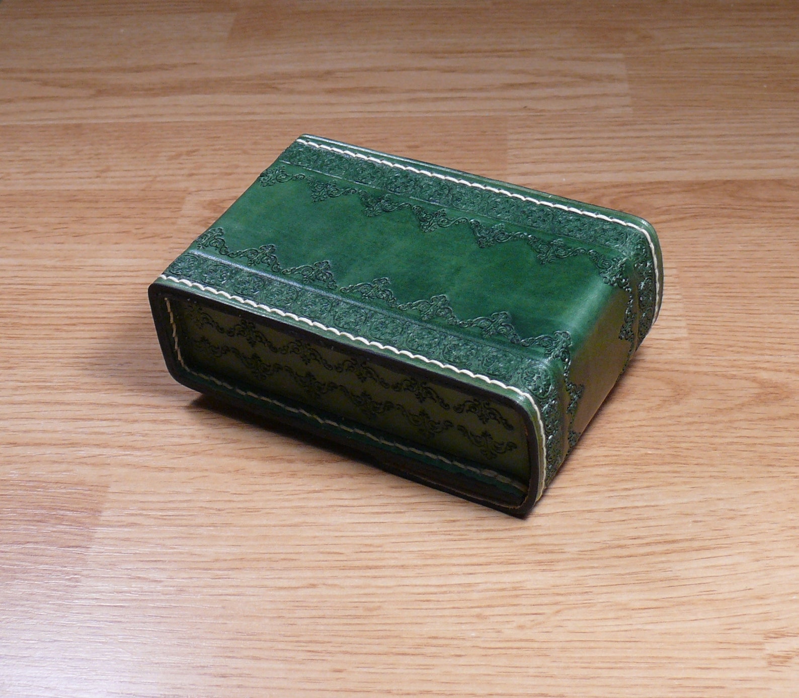 Tarot Deck Box green tarot Leather deck Box tarot Bag | Etsy