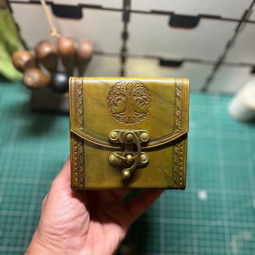 Leather Double MTG Deck Box: MTG Card Case ,handmade - Etsy