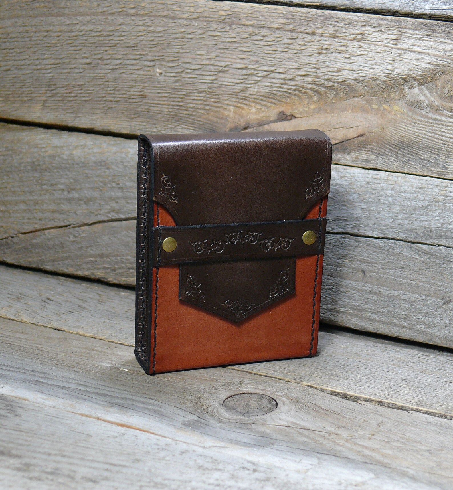 Playing card caseLeather case Leather Playing Card Set | Etsy