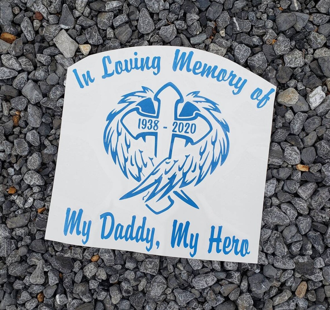 In Loving Memory Decal STICKER Car Decal Window | Etsy