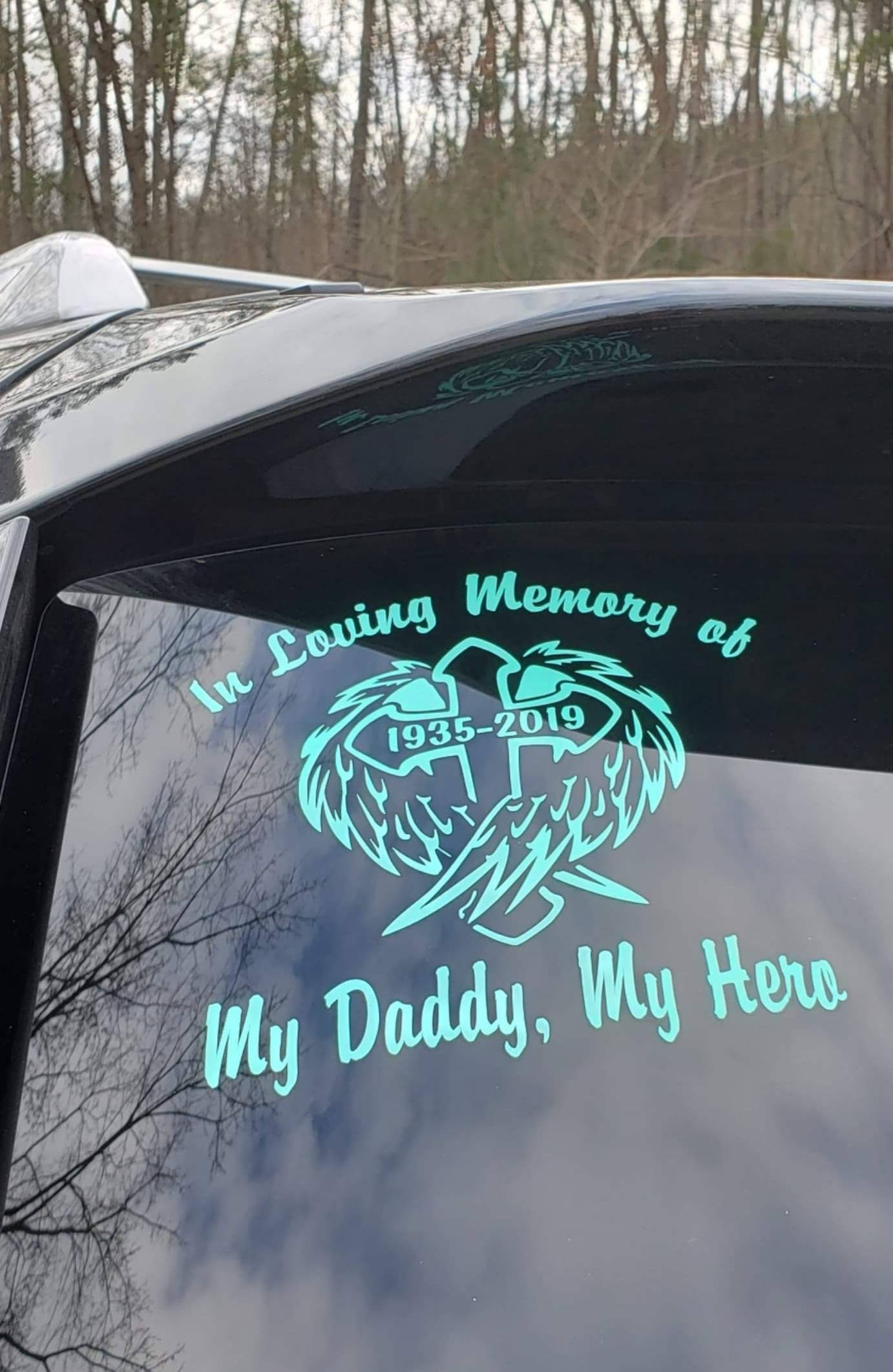 In Loving Memory Decal STICKER Car Decal Window | Etsy
