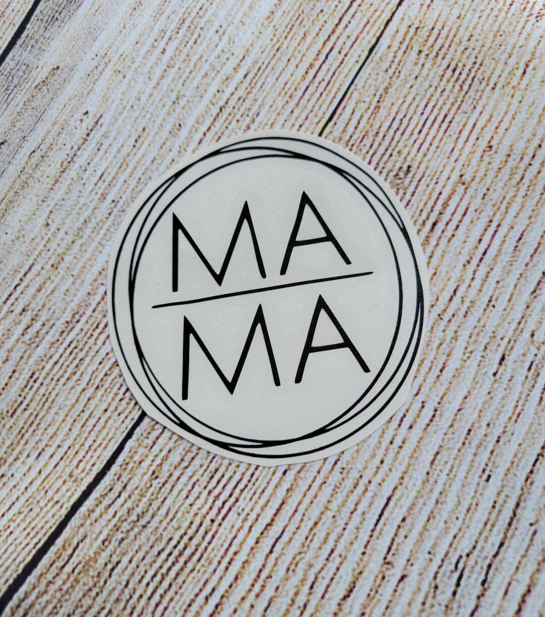 Mama Decal Mom Decal , Circle Simple Parent Children Mama Car Decal Car ...