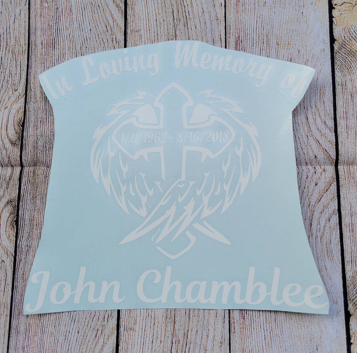In Loving Memory Decal STICKER Car Decal Window | Etsy