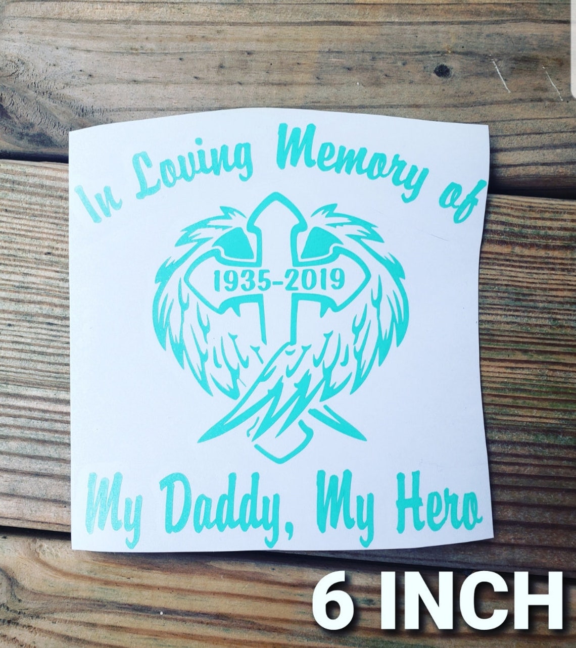 In Loving Memory Decal STICKER Car Decal Window | Etsy