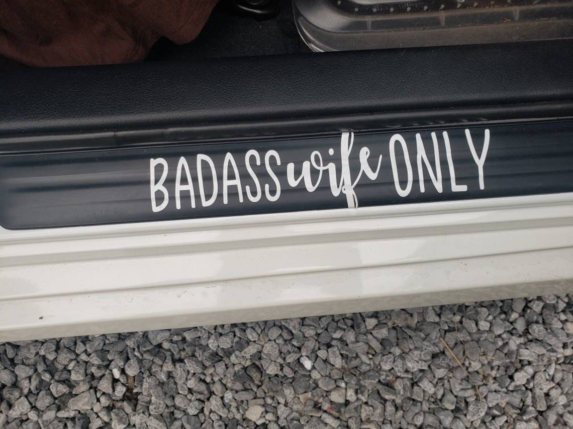 Badass Wife Only Fiance Girlfriend Car Decal Car - Etsy