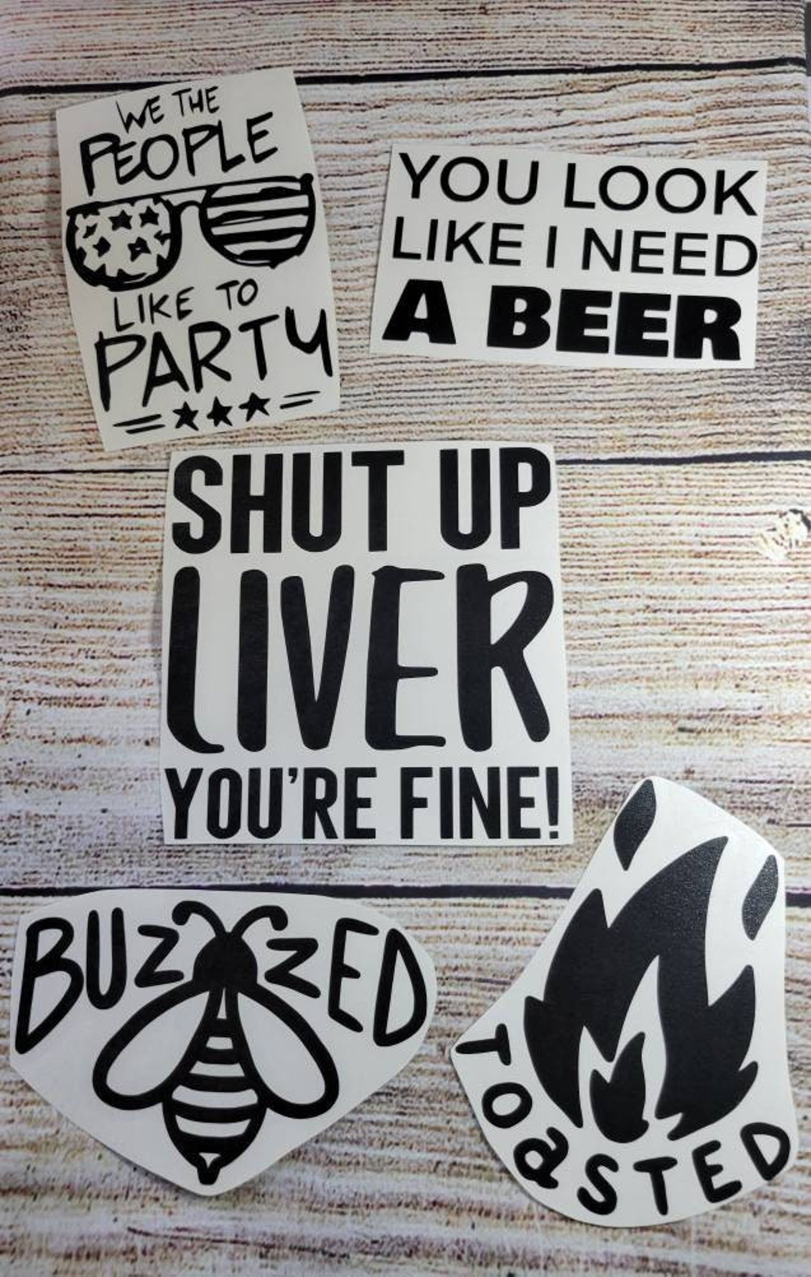 Beer Cooler Decals Funny Decals Adult Humor Buzzed You - Etsy