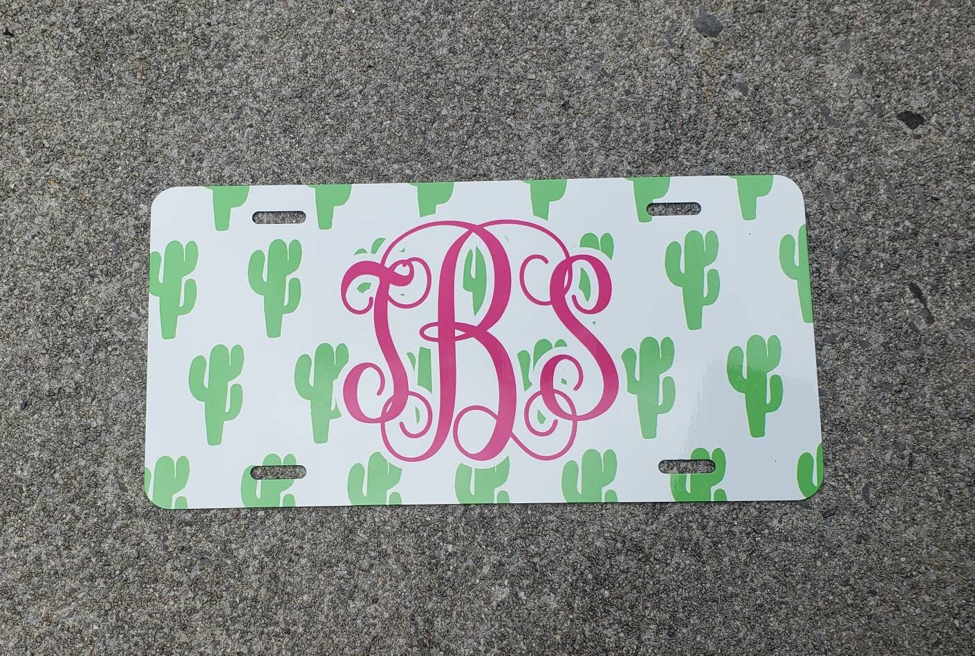 Cactus License Plate Car Tag Car Accessories Coasters - Etsy