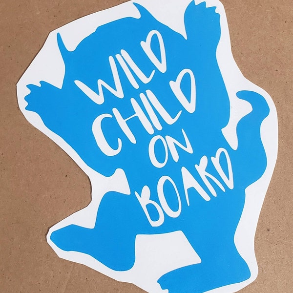 Wild Child Car Decal - Etsy