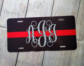 Firefighter Custom License Plate Custom Car Tag - Etsy