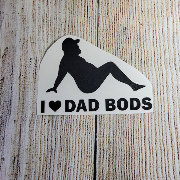 Dad Bod Decal - Etsy