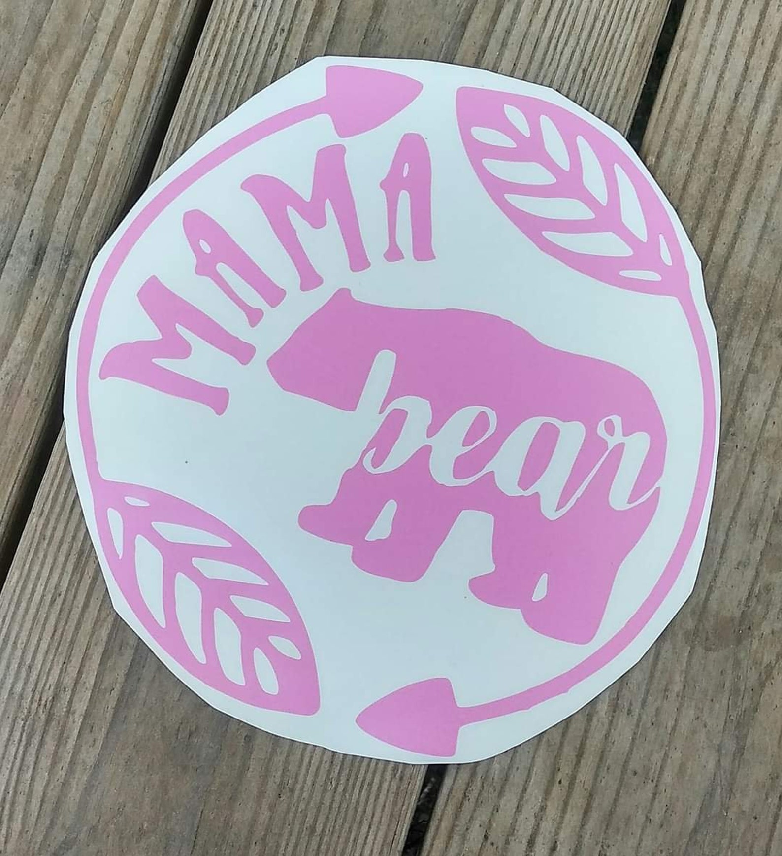 Mama Bear Car Decal Mom Decal Sticker Mother Moma - Etsy