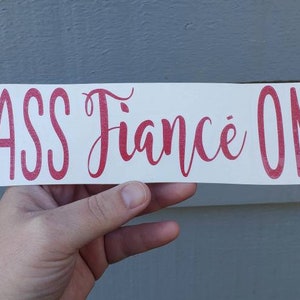 Badass Wife Only Fiance Girlfriend Car Decal Car - Etsy