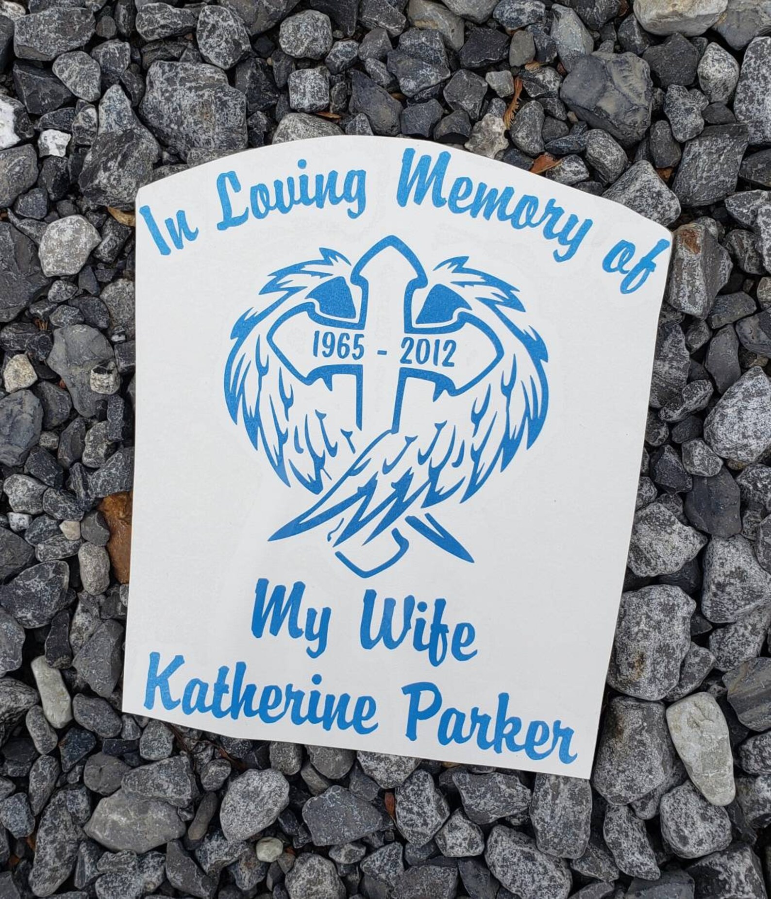 In Loving Memory Decal STICKER Car Decal Window | Etsy