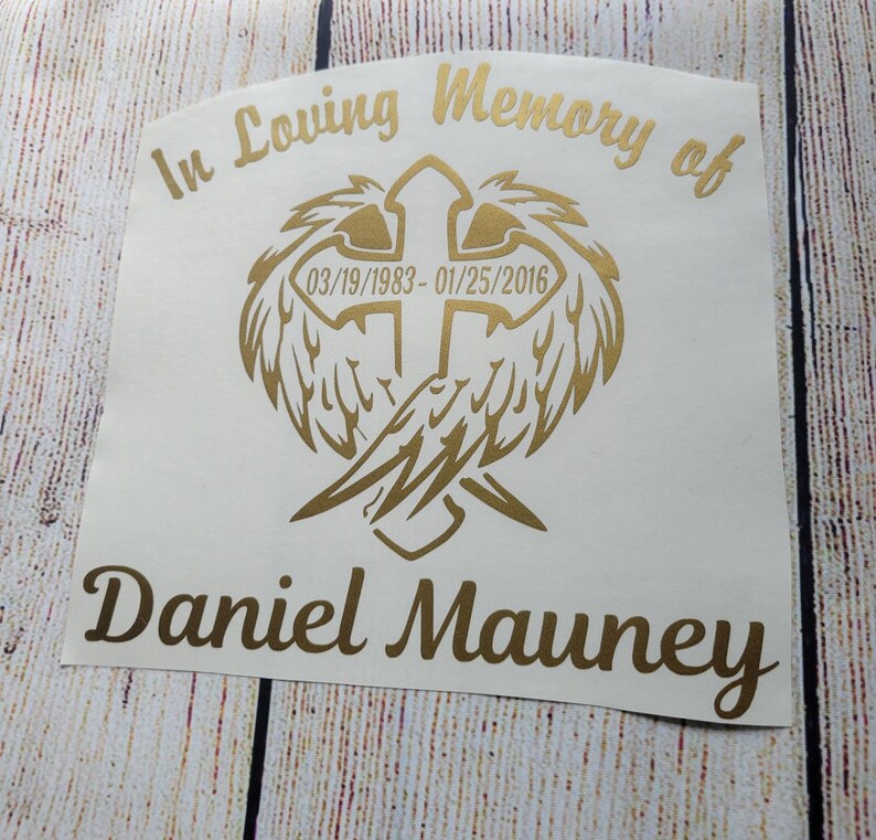 In Loving Memory Decal STICKER Car Decal Window - Etsy