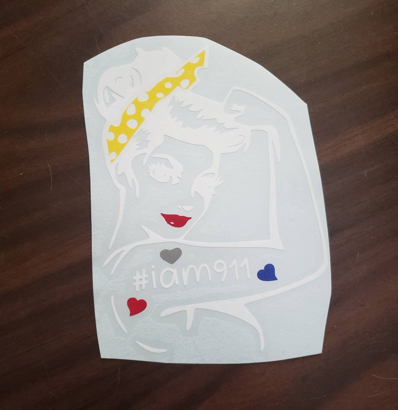 I Am 911 Strong Woman Decal STICKER Police Firefighter - Etsy