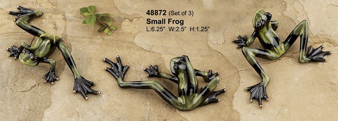 Golden Pond Collection - Ceramic Frogs/ Handmade Craft - Etsy