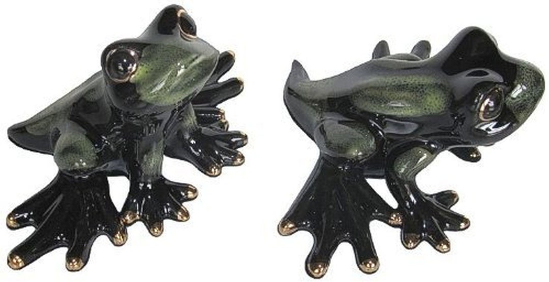 Golden Pond Collection - Ceramic Frogs/ Handmade Craft - Etsy