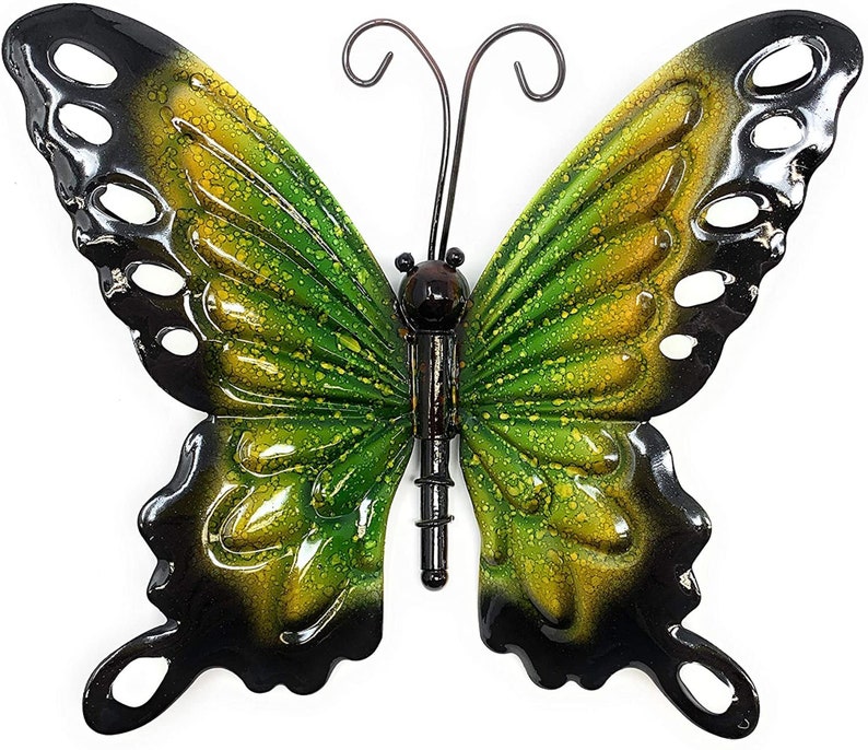 Metal Colorful Butterfly Sculptures Wall Art (set of 3 Pcs) - Etsy