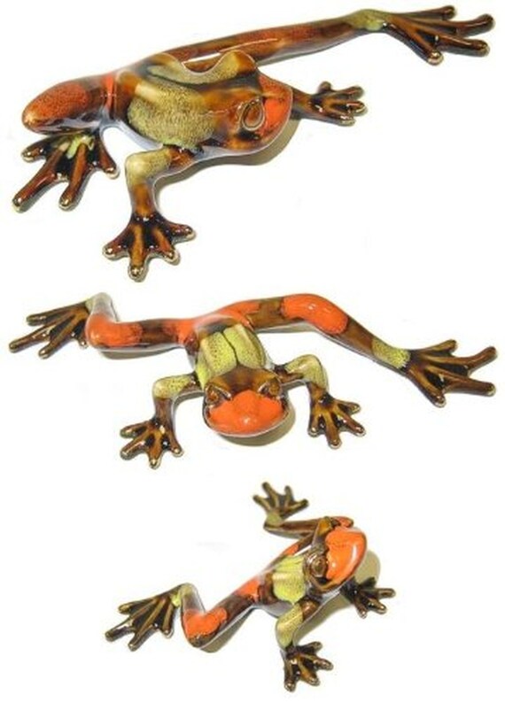 Golden Pond Collection Ceramic Frogs | Etsy