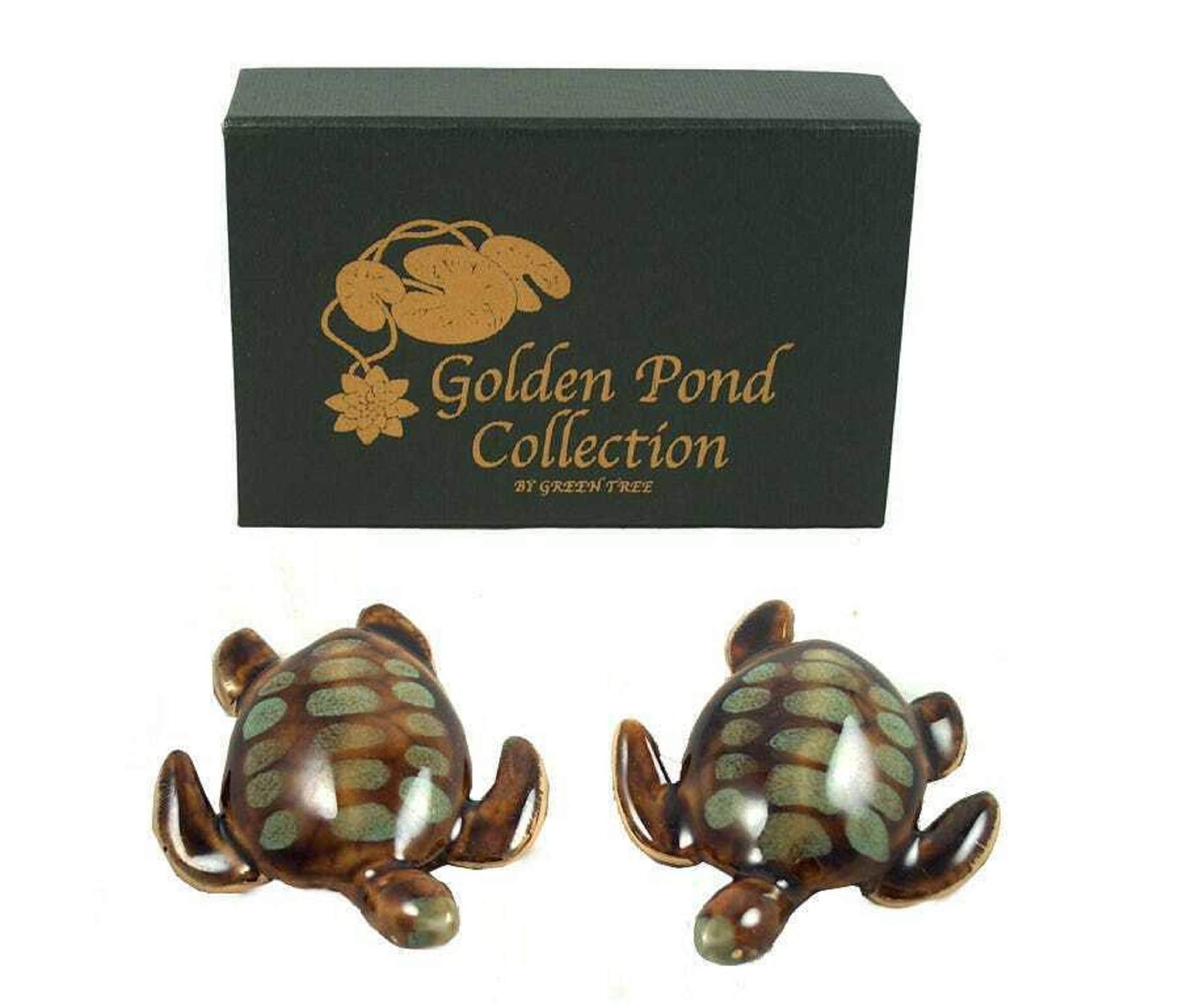 Golden Pond Collection - Ceramic Sea Turtles Handmade Craft/ Perfect ...