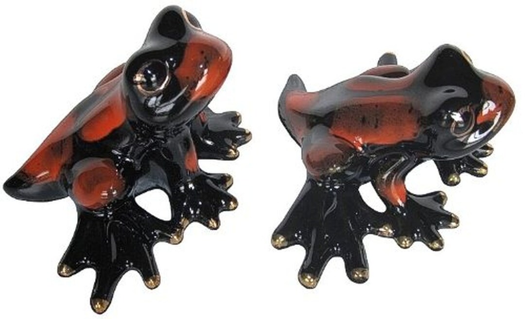 Golden Pond Collection - Ceramic Frogs - Etsy