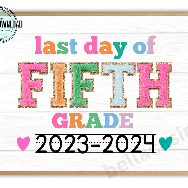 5th Grade Sign - Etsy