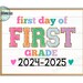 First Day of Pre-k4 Printable Sign Instant Digital Download Back to ...