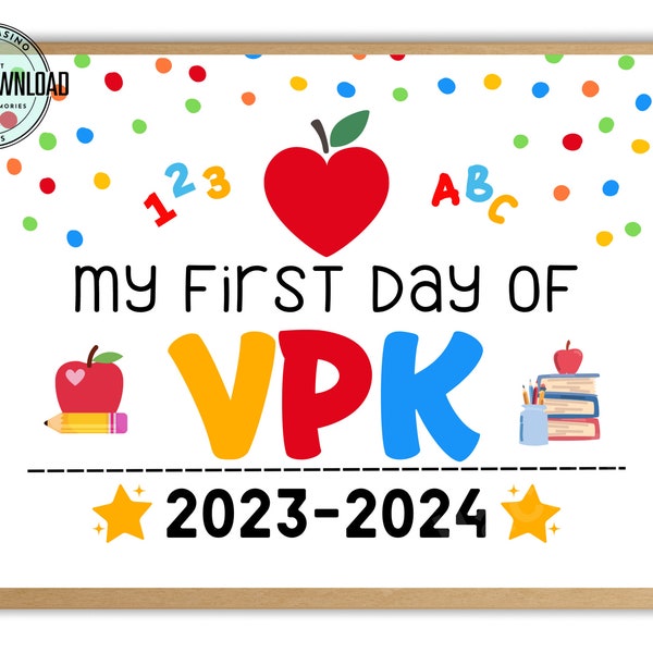 Vpk Sign - Etsy