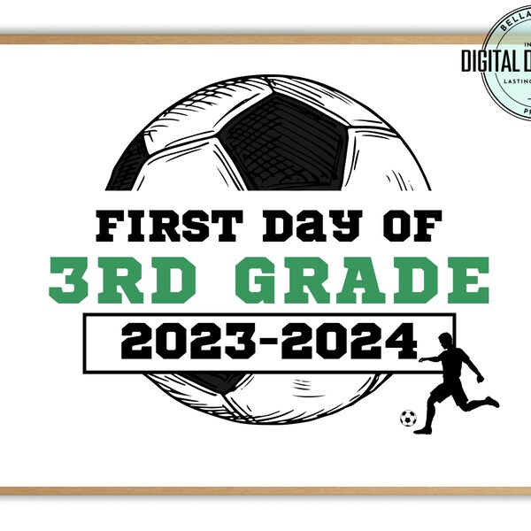 3rd Grade Sign - Etsy