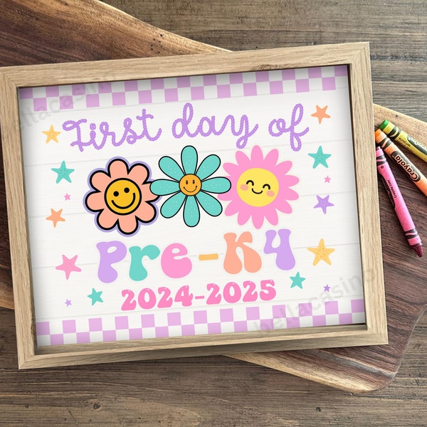 Pre K4 School Signs - Etsy