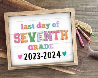 7th Grade Sign - Etsy