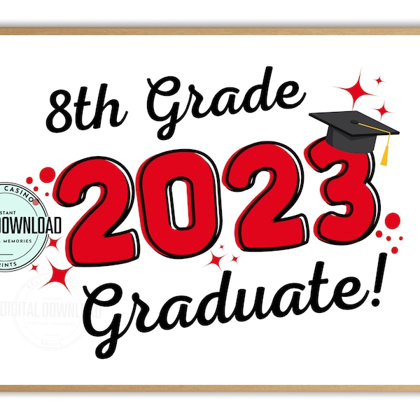 8th Grade Graduation - Etsy