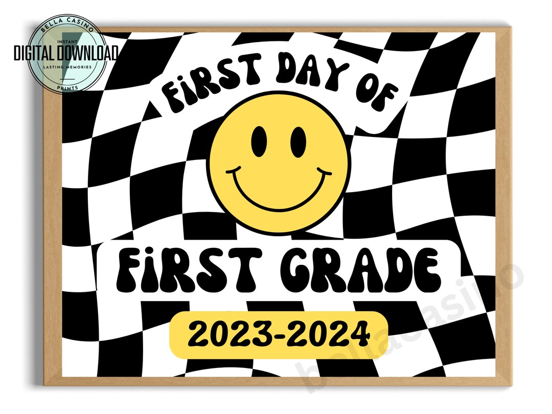 First Day Of 1st Grade Sign First Day Of School Sign Etsy first-day-of-1st-grade-sign-first-day-of-school-sign-etsy