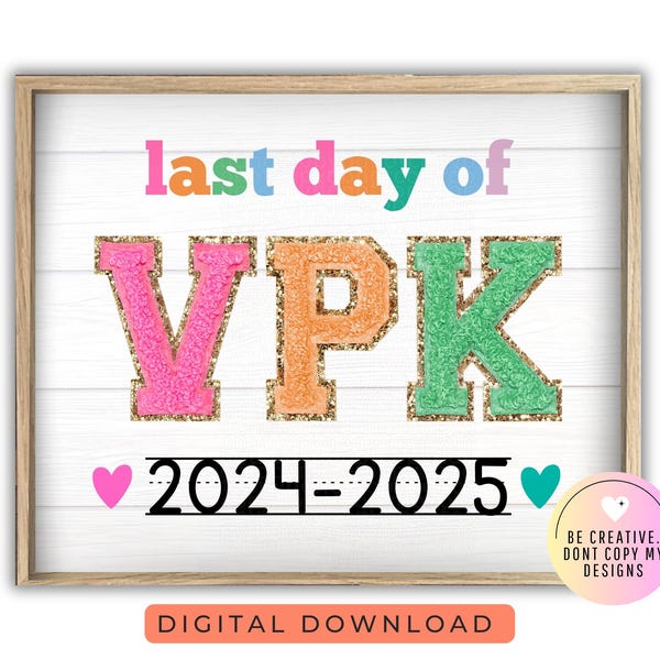Vpk Sign - Etsy