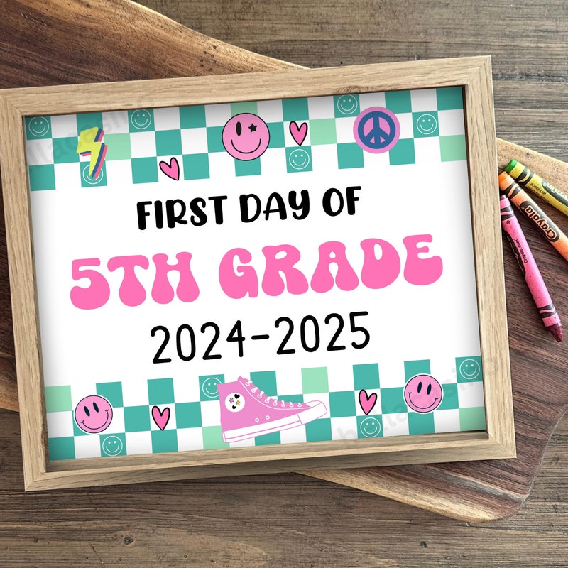 5th Grade Sign' - Etsy