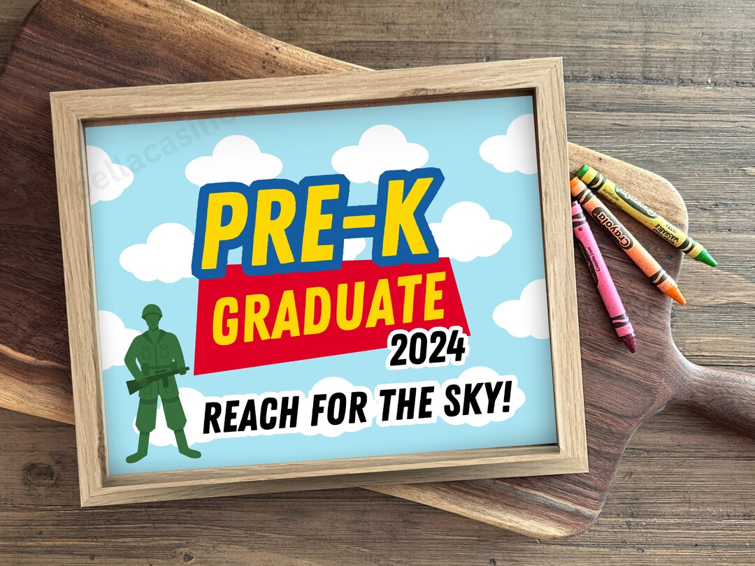 Pre-k Graduation Sign, Last Day of Preschool, Printable Preschool ...