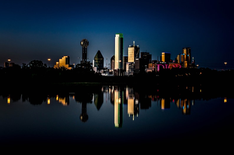Dallas Skyline, Professional Landscape Photography, Skyline Photography ...