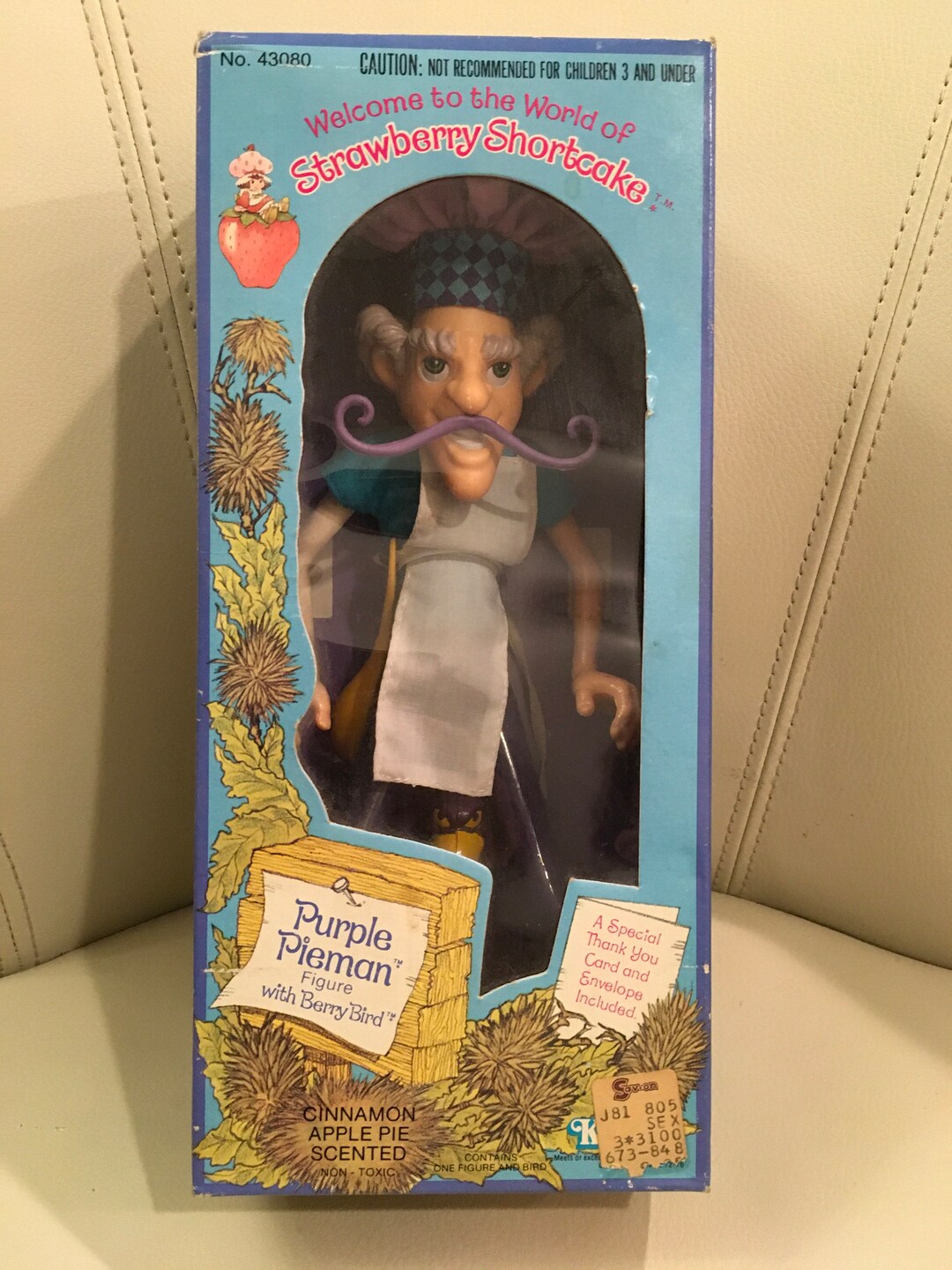 Strawberry Shortcake Purple Pieman Figure With Berry Bird New in Box - Etsy