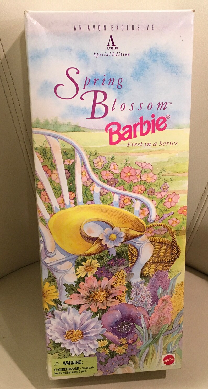 1995 Spring Blossom Barbie - Special Edition Avon by Mattel - New in ...